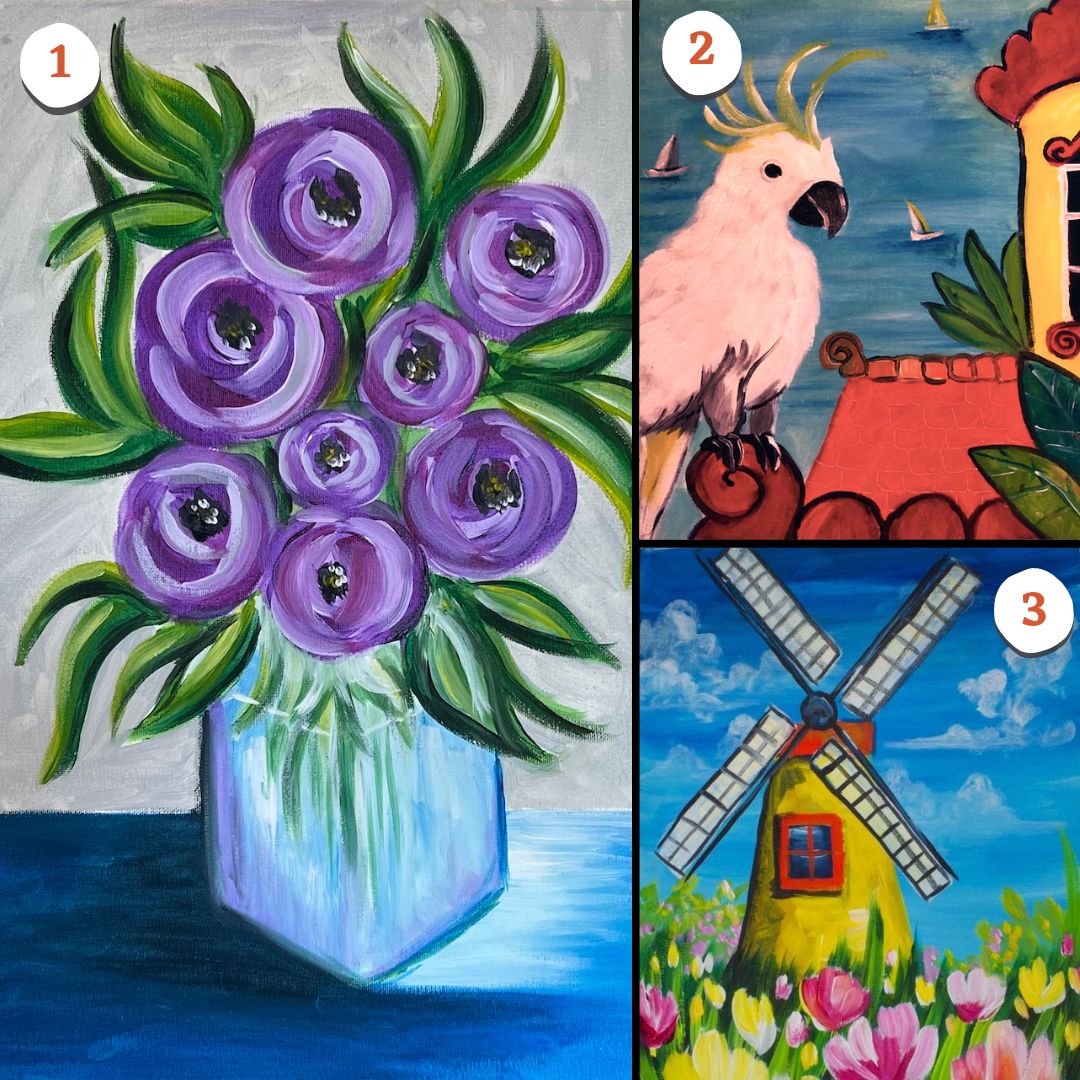 Paint Along - the NEW socialising with a creative twist