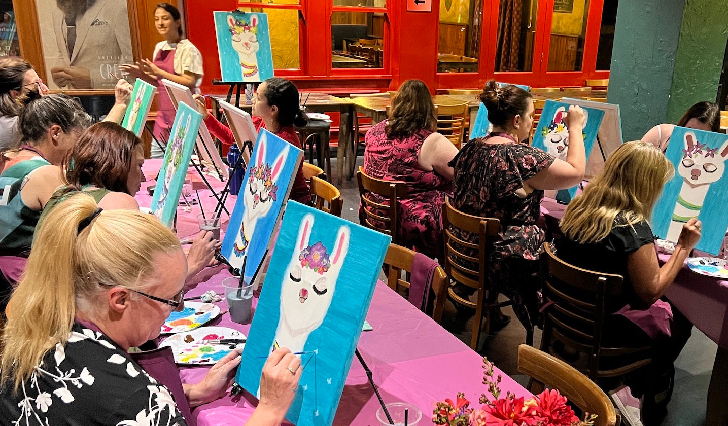Paint Along - the NEW socialising with a creative twist