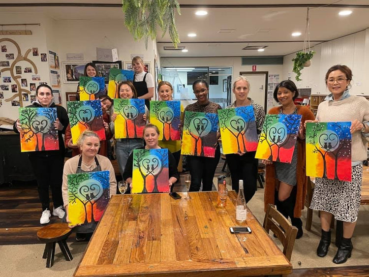 Team Building Paint Parties for the nation's capital – Paint Along