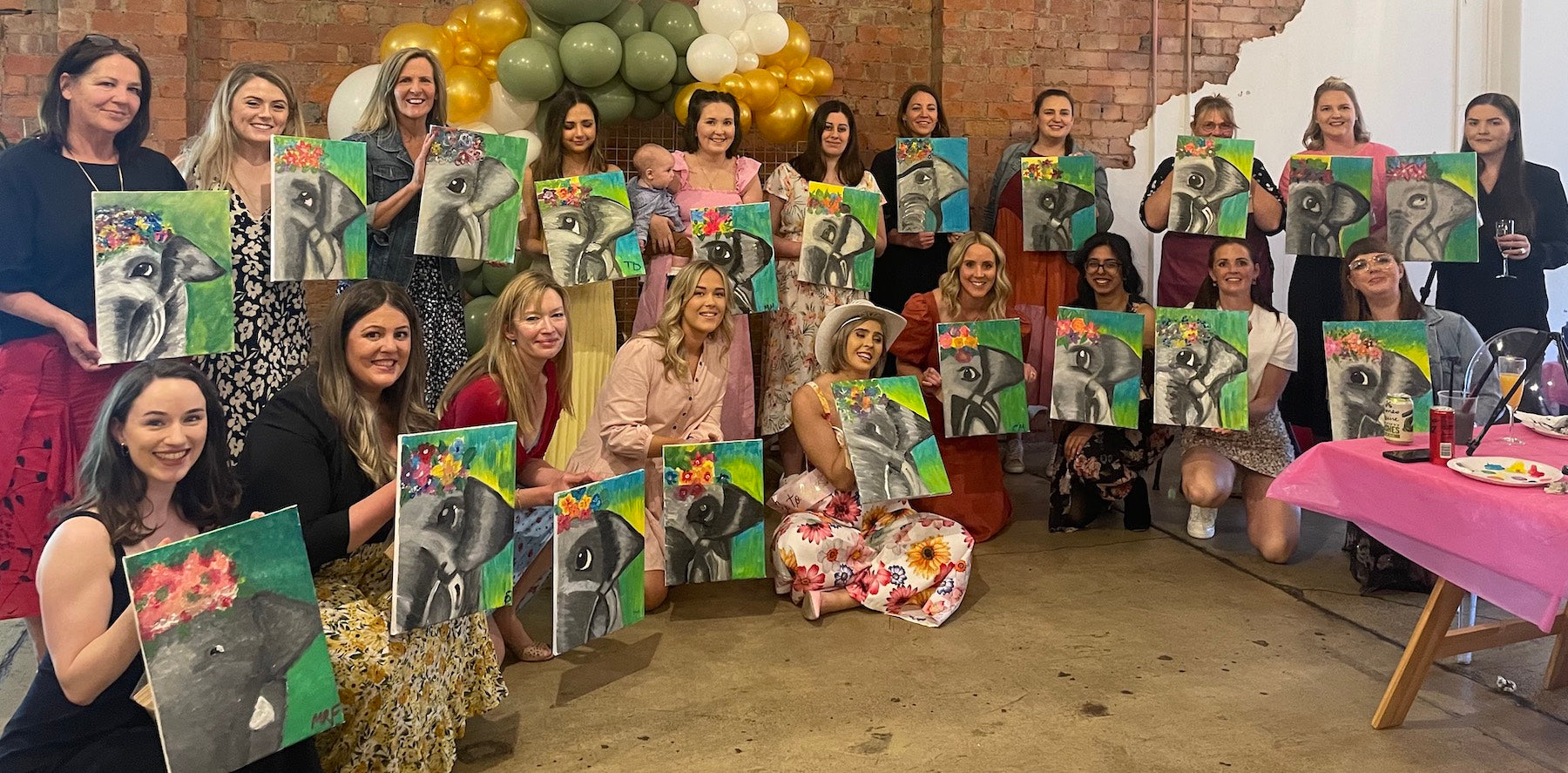 Paint Along - the NEW socialising with a creative twist