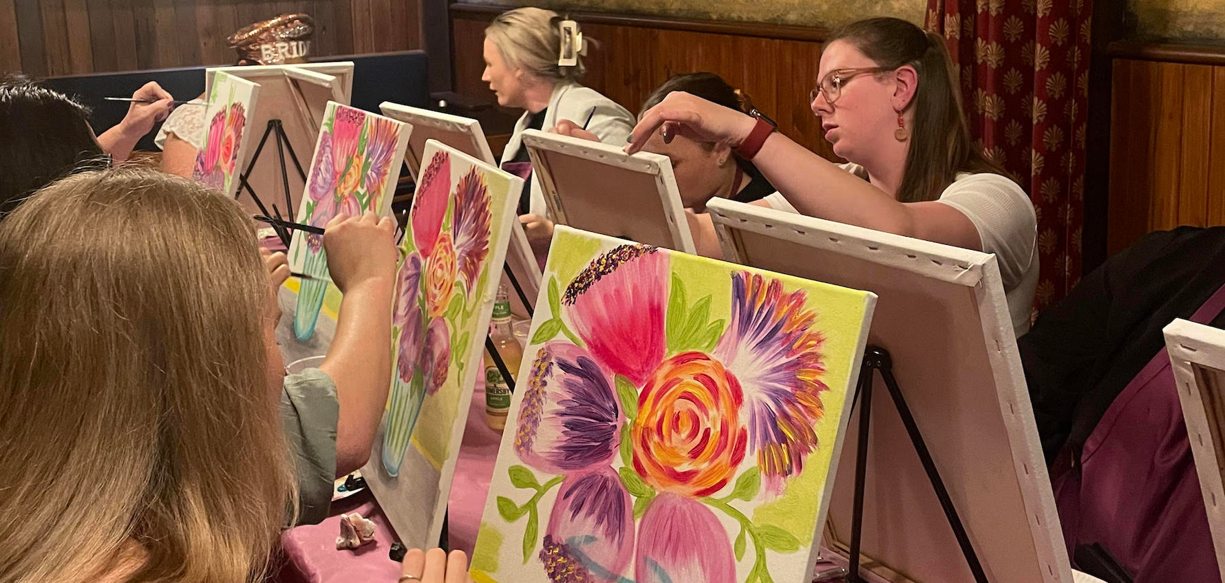 Paint Along - the NEW socialising with a creative twist